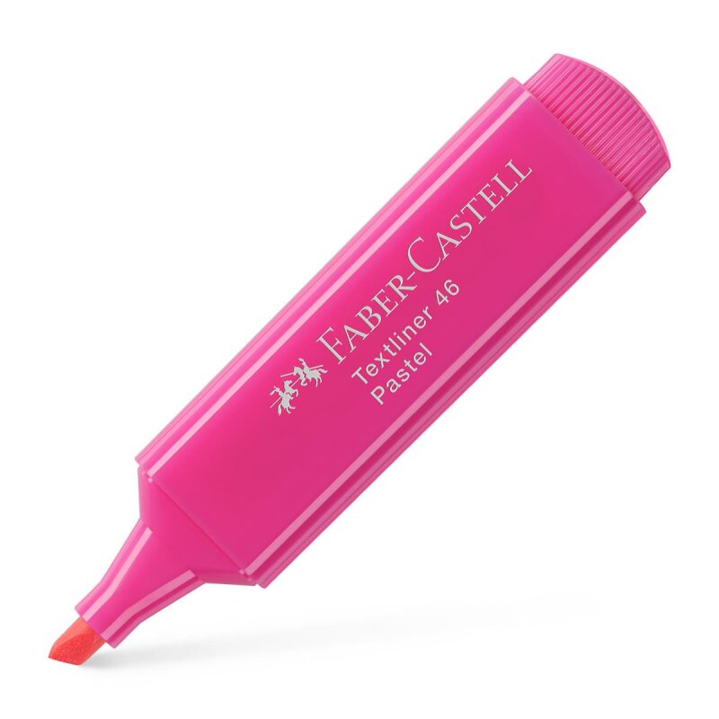 FABER-CASTELL Textmarker TEXTLINER 1546 PASTELL, rosé (5660949), 1,00