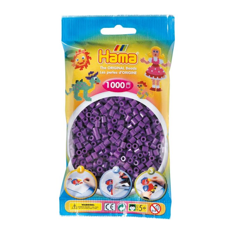 HAMA Perlen Lila 1.000 Stück, 2,19